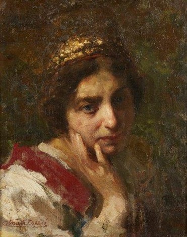 Portrait of the Countess de la Rocca by Ana de Carrie on artnet