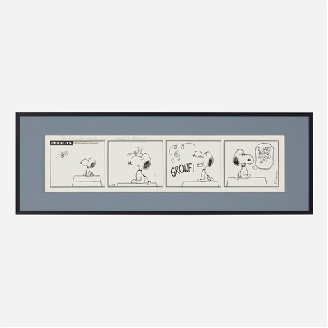Peanuts Daily Comic Strip Original Art dated 6-28-67 United Feature ...