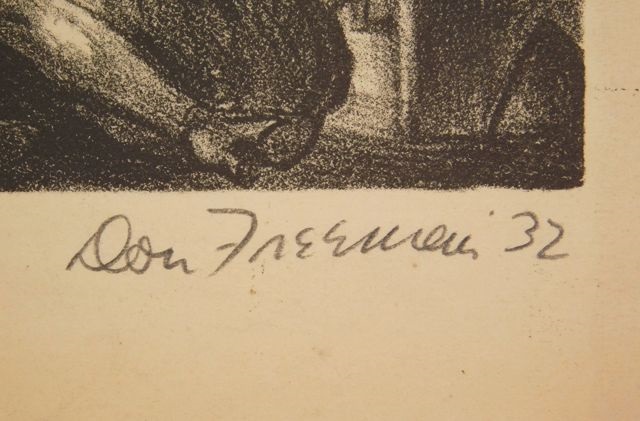 Rehearsal by Don Freeman on artnet