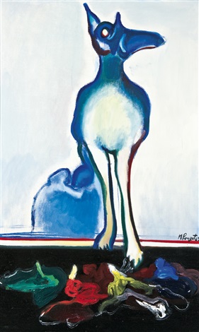 Le gardien de lesprit des couleurs by Marcel Pouget on artnet