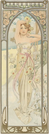 Times of the Day. by Alphonse Mucha on artnet