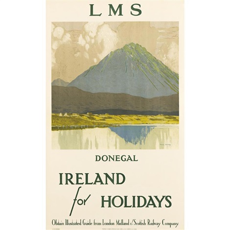 IRELAND FOR HOLIDAYS DONEGAL. Circa 1926. by Paul Henry on artnet