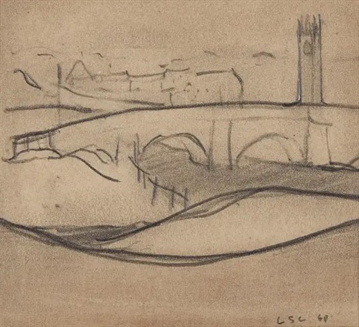 Ringley Bridge, Bolton by L.S. Lowry on artnet