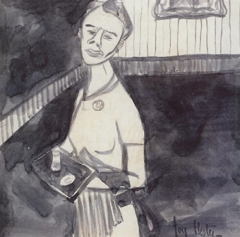 Waitress in the Australia Hotel by Joy Hester on artnet