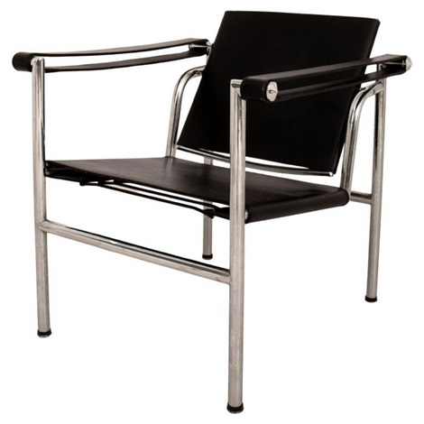 LE CORBUSIER LC1 CHAIR IN BLACK by Le Corbusier on artnet