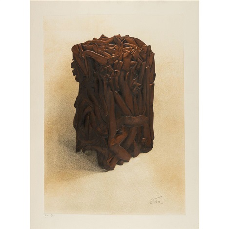 Portrait de compression by César on artnet