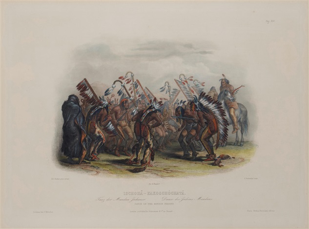 Bison-Dance of the Mandan Indians by Karl Bodmer on artnet