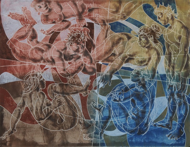 Figurengruppe Group of Figures by Hans Erni on artnet