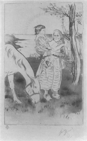 Paysage breton by Louis Auguste Mathieu Legrand on artnet