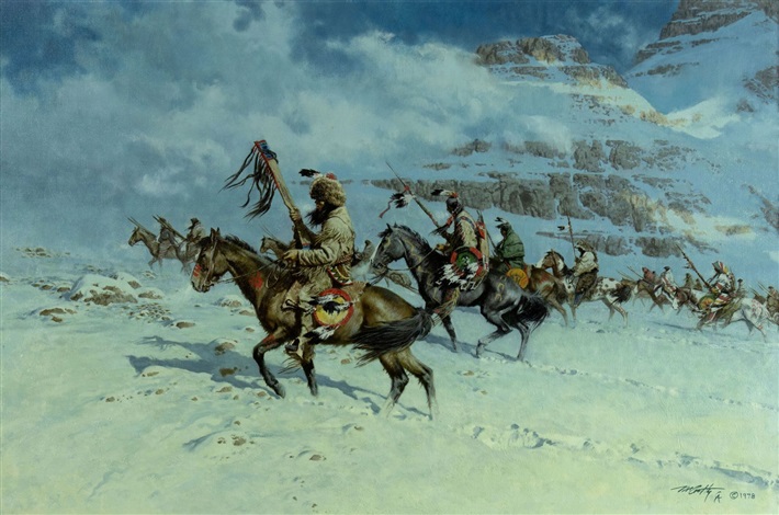 BY THE SNOW MOON by Frank McCarthy on artnet
