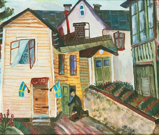 Motiv från Hagalund by Olle Olsson-Hagalund on artnet