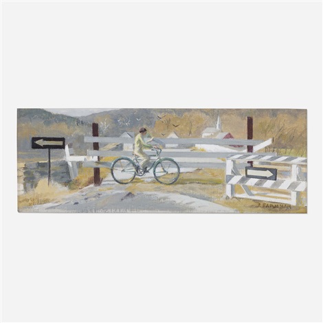 Bridge Out, Center Bridge, PA by Alexander Farnham on artnet