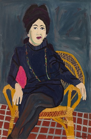 Pink Cushion by Maxwell Bennett Bates on artnet