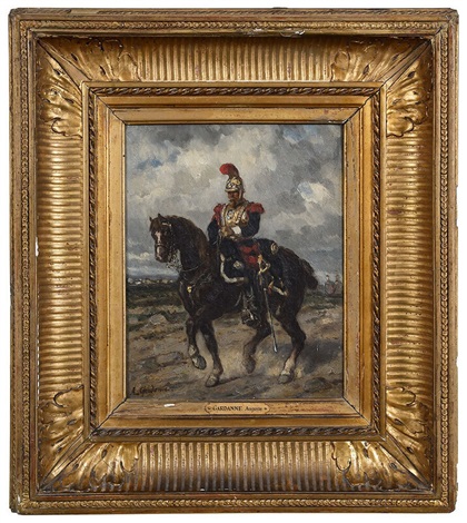 A pair of Second Empire portraits A French Lancer and A Carabiniere-à ...