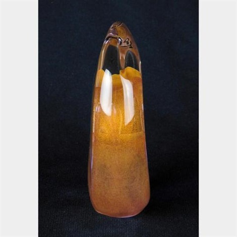 Emergence series glass sculpture by Dominick Labino on artnet