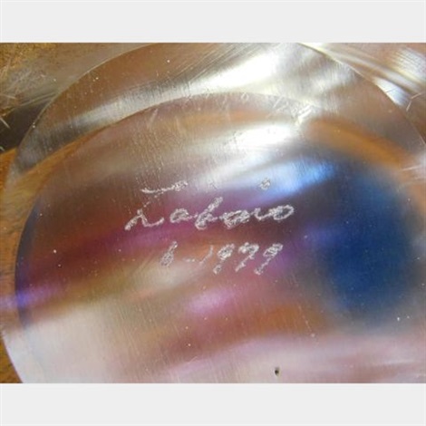 Emergence series glass sculpture by Dominick Labino on artnet