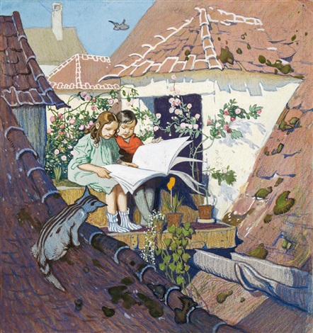 16 illustrations of Andersens fairy tales from Gerlachs Jugendbücherei ...