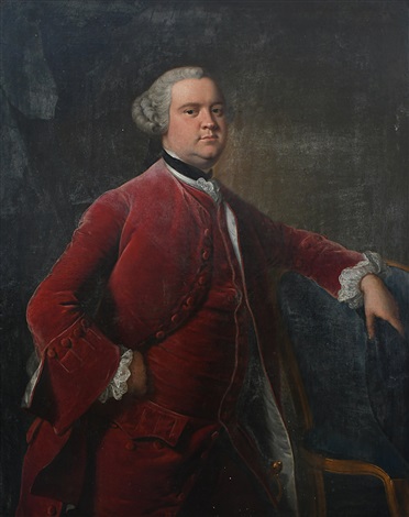 Portrait of Sir John Tyrell, 5th Bt. of Heron and Woodham, Essex ...