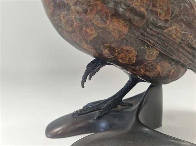 A bronze model of a partridge by Alan Glasby on artnet