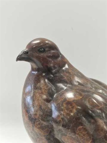A bronze model of a partridge by Alan Glasby on artnet