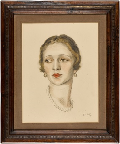Portrait of a lady, traditionally identified as the daughter of Captain ...