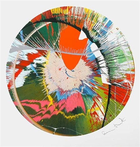 Spin - Beautiful galactic, exploding screenprint 24 works by Damien ...