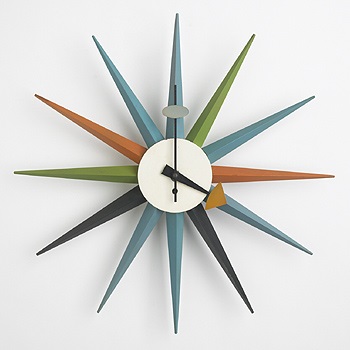 Spike wall clock, model 2202 by George Nelson & Associates on artnet