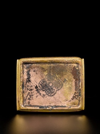 An inscribed gilt-copper alloy figure of Ngawang Lobsang Gyatso, the ...