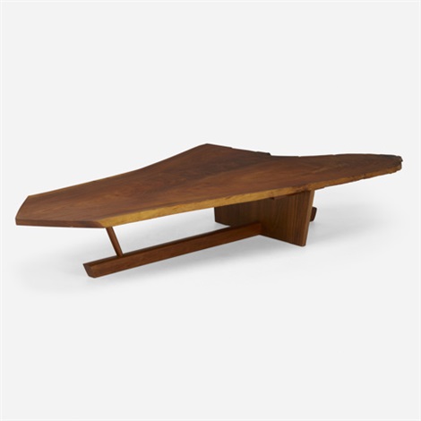 Exceptional Minguren II coffee table by George Nakashima on artnet