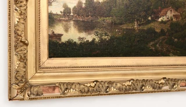 Henry Pember Smith American, 1854-1907, Landscape with a House and Pond ...