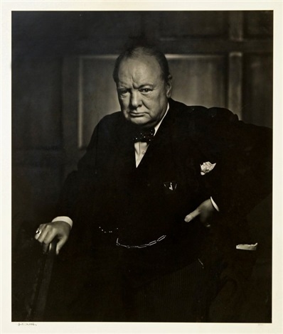 Winston Churchill by Yousuf Karsh on artnet