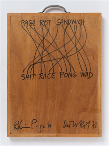 Shit Race Pong Wad by Robin Page and Dieter Roth on artnet