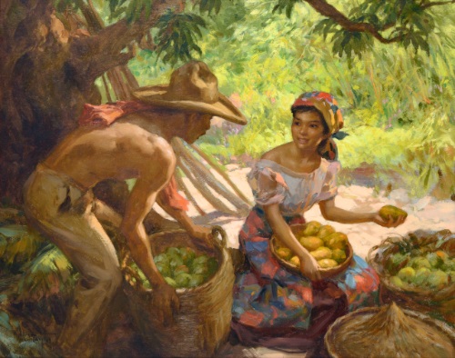 UNDER THE MANGO TREE by Fernando Amorsolo on artnet