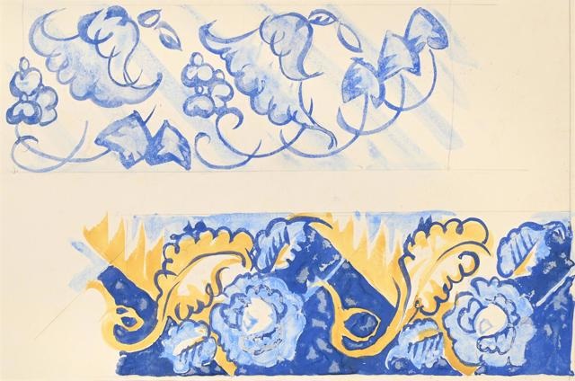 THREE TILE DESIGNS FOR E. POLLARD CO. CIRCA. 1929-30 by Sir Frank ...