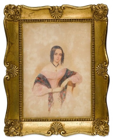 Portrait of a Young Lady in Pink by Emanuel Thomas Peter on artnet