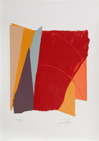 Red line I by Larry Zox on artnet