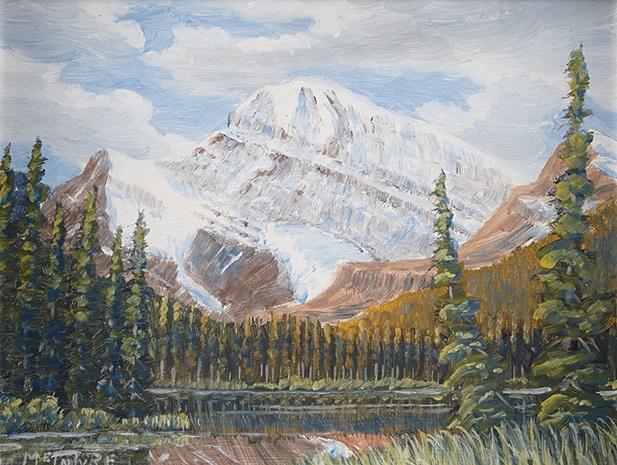 Mt Edith Cavell, Jasper Park, Alberta, Canada by Peter McIntyre on artnet