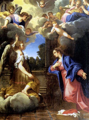 Lannonciation by Agostino Carracci on artnet
