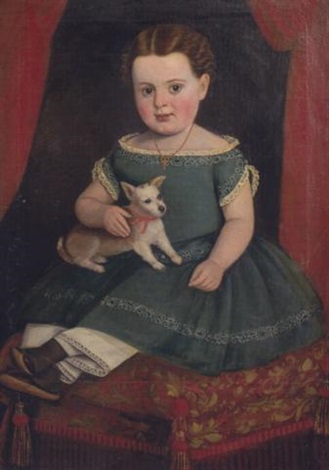 A portrait of Susan Antoinette Murdock Raymond by William Matthew Prior ...