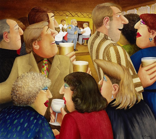 Jazz Pub by Beryl Cook on artnet