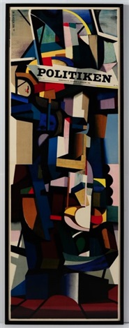 Cubist poster by Ib Andersen on artnet