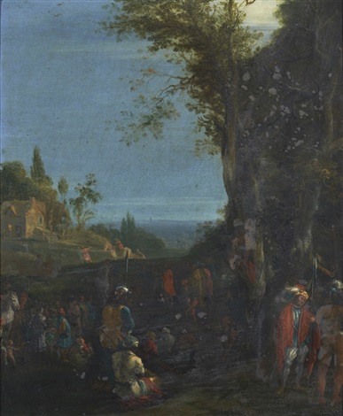 FILIPPO TEODORO La predica di San Giovanni Battista by Filippo Napoletano on artnet