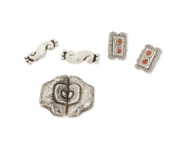 A Group Of Matl Mexican Silver Jewelry by Matl on artnet