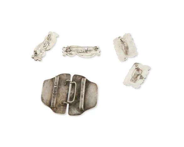 A Group Of Matl Mexican Silver Jewelry by Matl on artnet