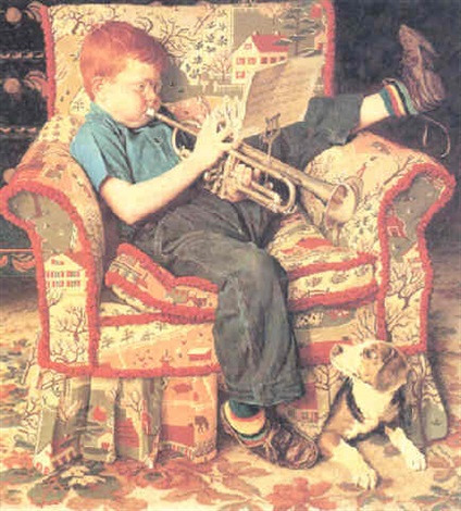 Norman Rockwell Bugle