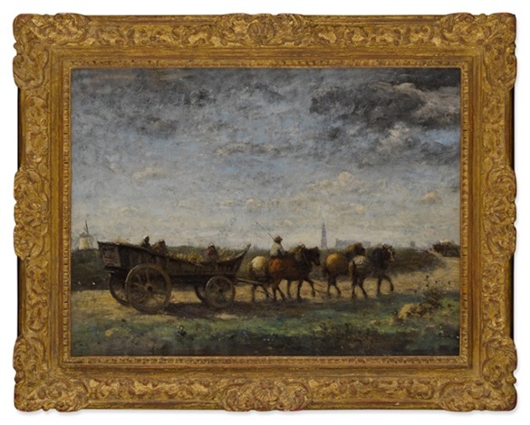 Le chariot dArras by Jean-Baptiste-Camille Corot on artnet