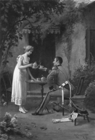 A pleasant drink by Albert Joseph Penot on artnet