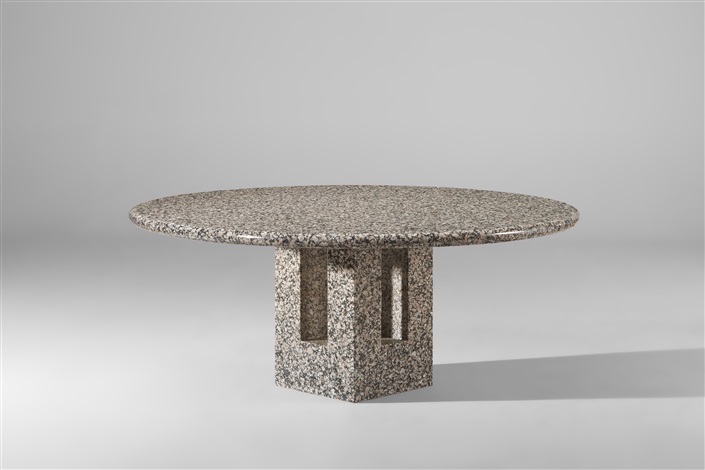 PEDESTAL DINING TABLE, DESIGNED FOR THE COHEN HOUSE, ORANGE, NEW JERSEY ...