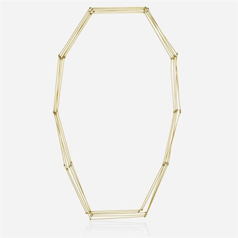 Linear Repetition sculptural necklaces by Wendy Ramshaw on artnet