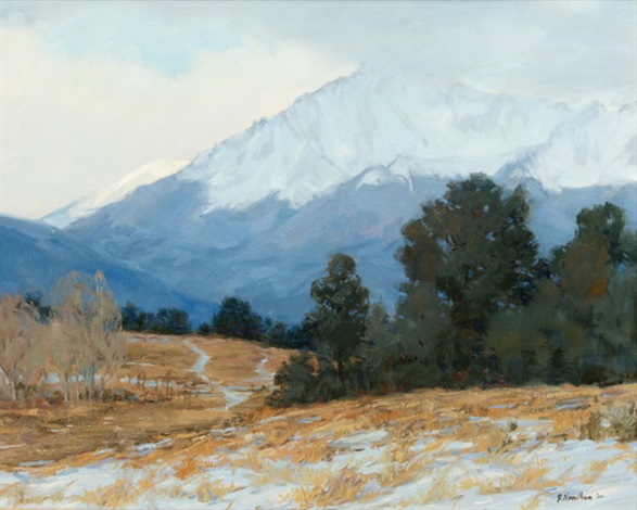North Face Peak Obscured, Rampart Range Road by Jim Needham on artnet
